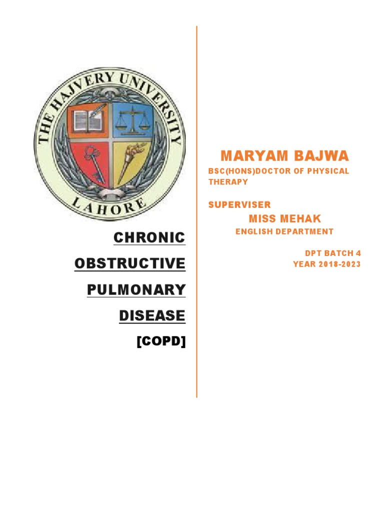 Chronic Obstructive Pulmonary Disease | PDF | Chronic Obstructive ...