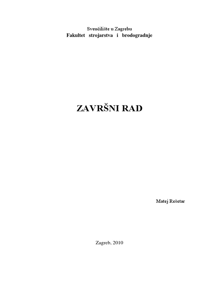 12 07 2010 Zavrsni Rad | PDF