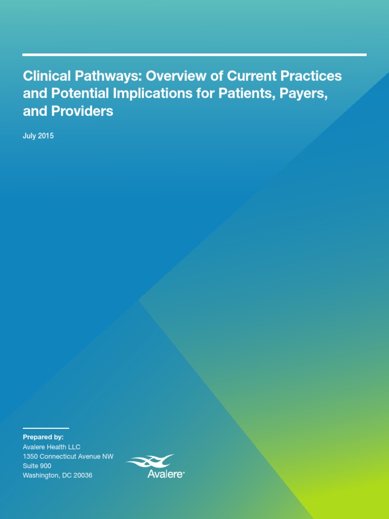 Clinical Pathway | PDF | Evidence Based Medicine | Health Care