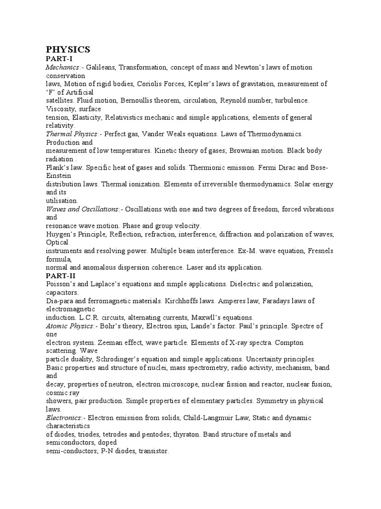 Physics and Statistics Part I and II | PDF | Waves | Electron