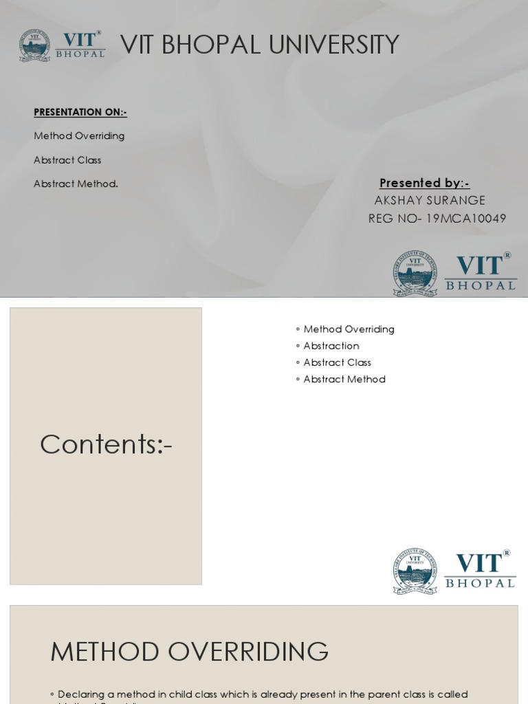 Java Method Overriding Download Free Pdf Method Computer Programming Class Computer