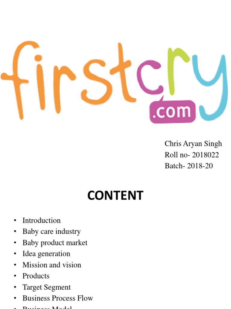 Firstcry | PDF | Brand | Retail