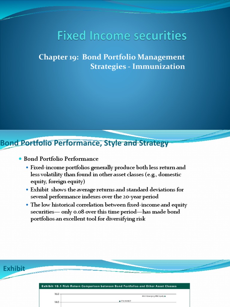 SAPM Chapter - 19 Bond Portfolio Management Strategies | PDF | Investment Management | Bonds ...