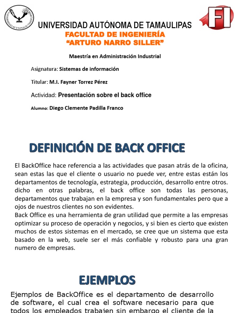 Back Office | PDF | Outsourcing | Software