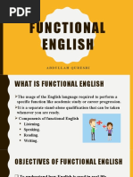 Functional English | PDF