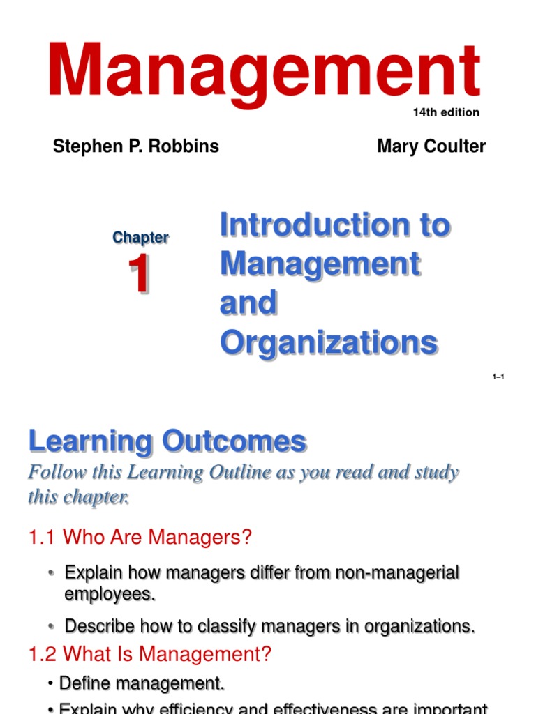 Management: Introduction To Management and Organizations | PDF ...