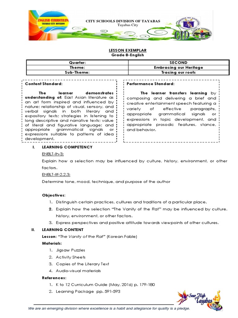G8-English-Lesson-Exemplar-2nd-Quarter.pdf | Korean Cuisine ...