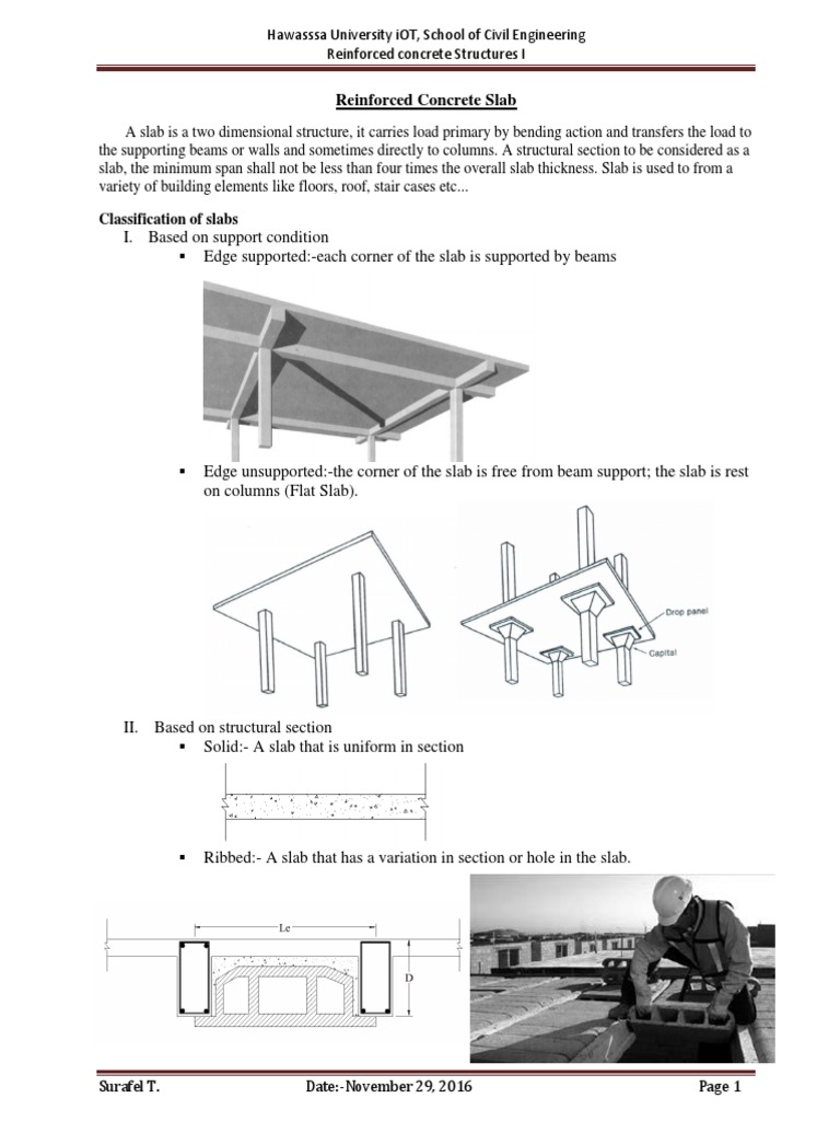 Reinforced Concrete Slab Design Guide | PDF | Beam (Structure) | Bending