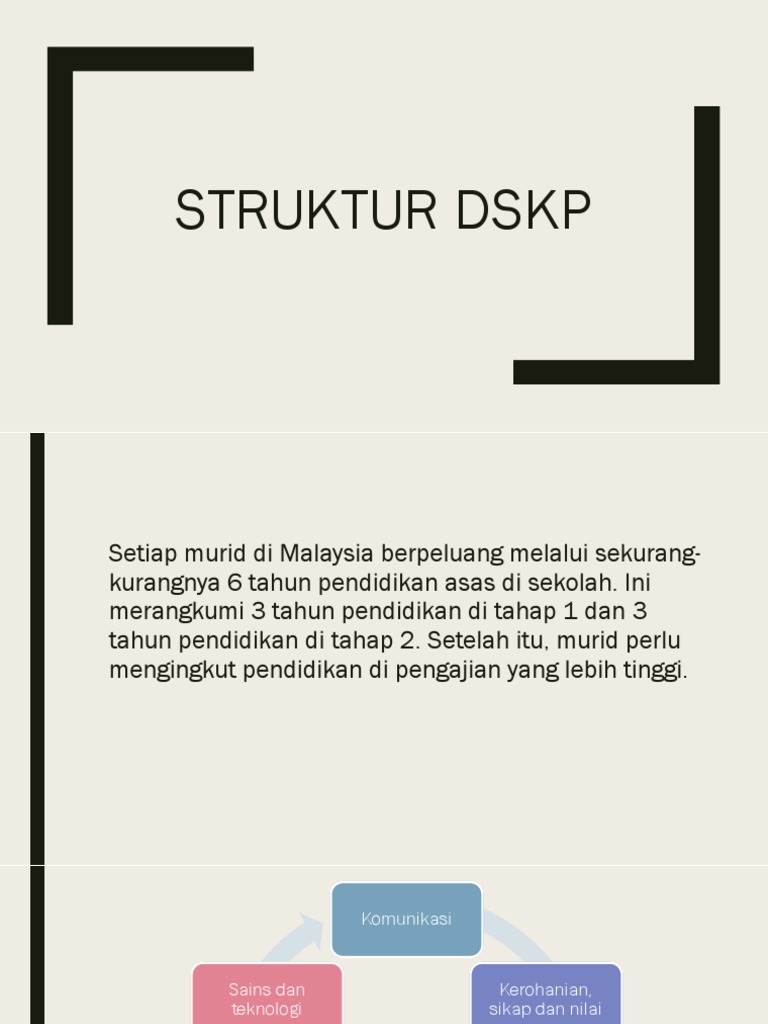 Struktur DSKP | PDF
