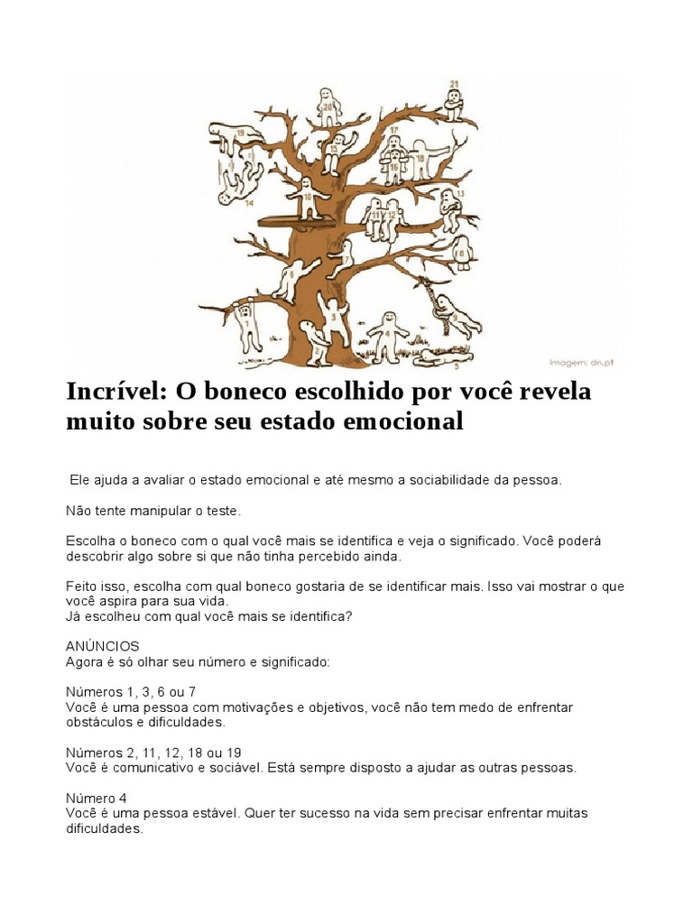 Arvore Dos Sentimentos | PDF
