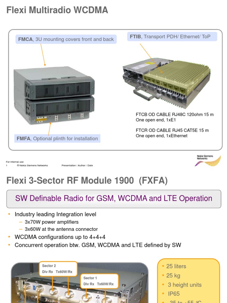 Tai Lieu Cac Khoi Trong Flexi Multiradio | PDF | Computer Networking | Wireless