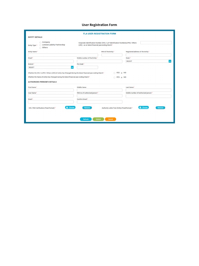 Format Fla Form PDF | PDF