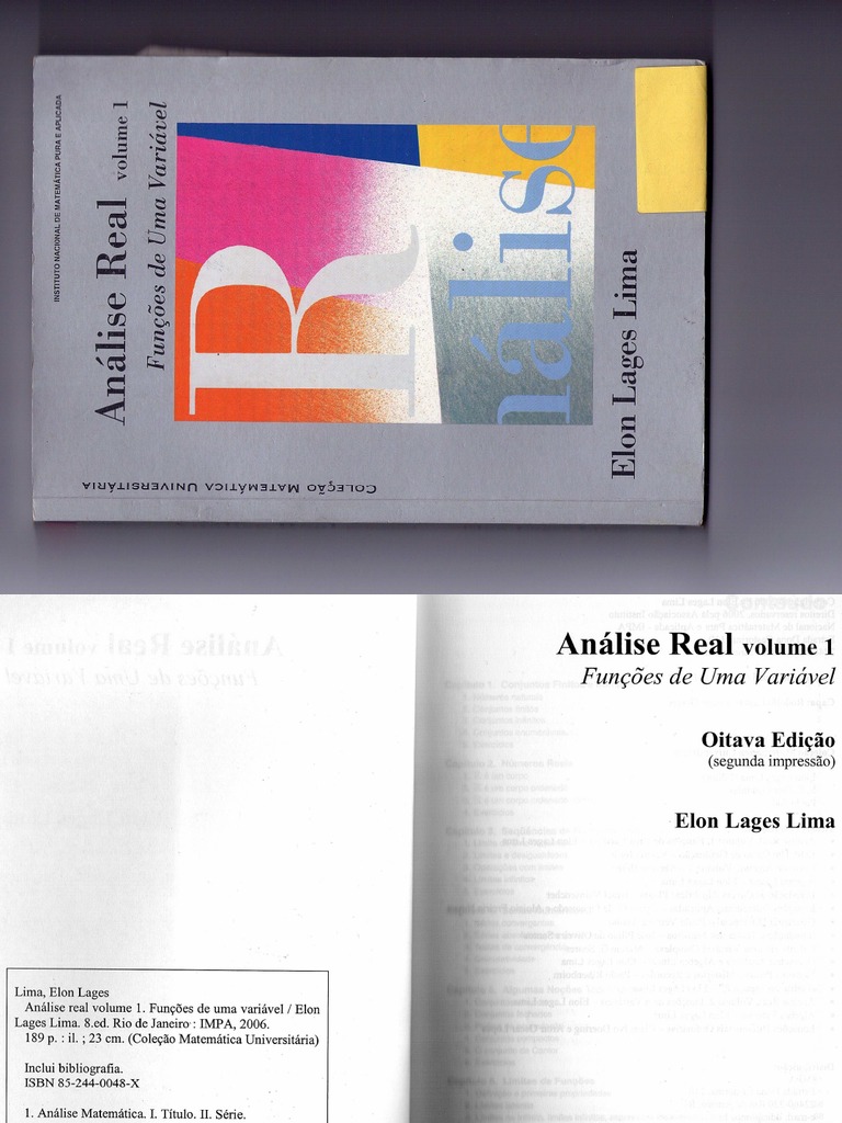 Analise Real Vol 1 | PDF