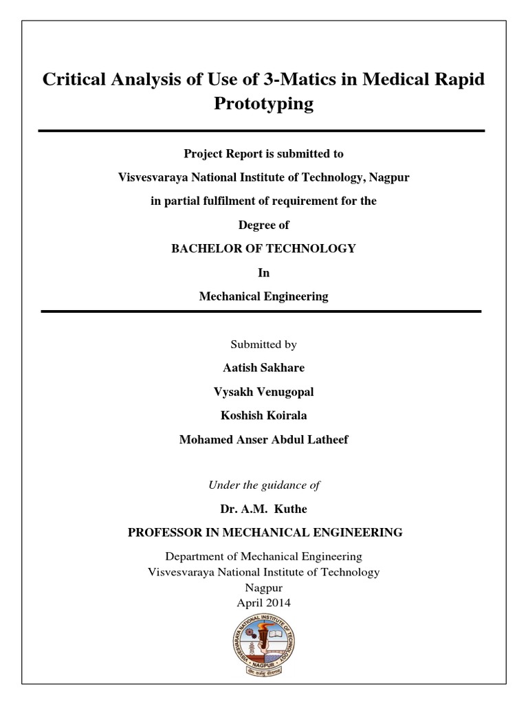 Final Thesis For Print Vnit Koshish 30 April | Download Free PDF | Ct Scan | Medical Imaging
