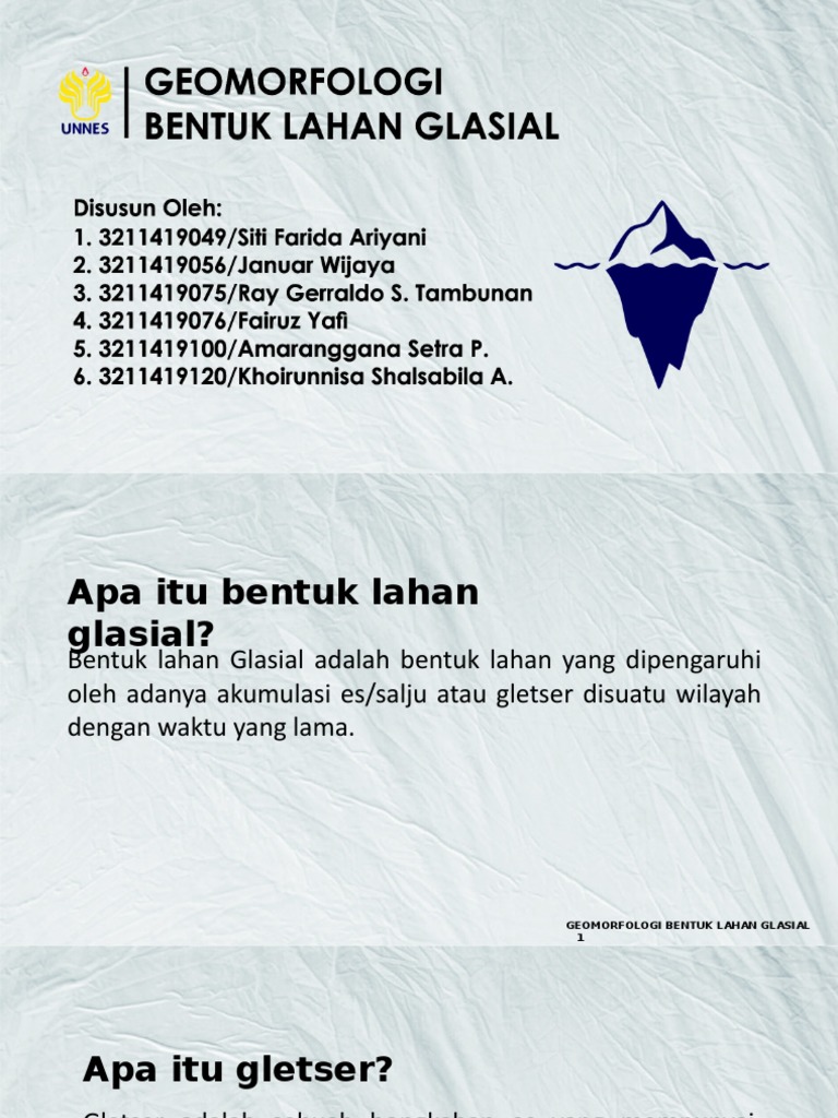 Bentuk Lahan Glasial | PDF | Sains & Matematika
