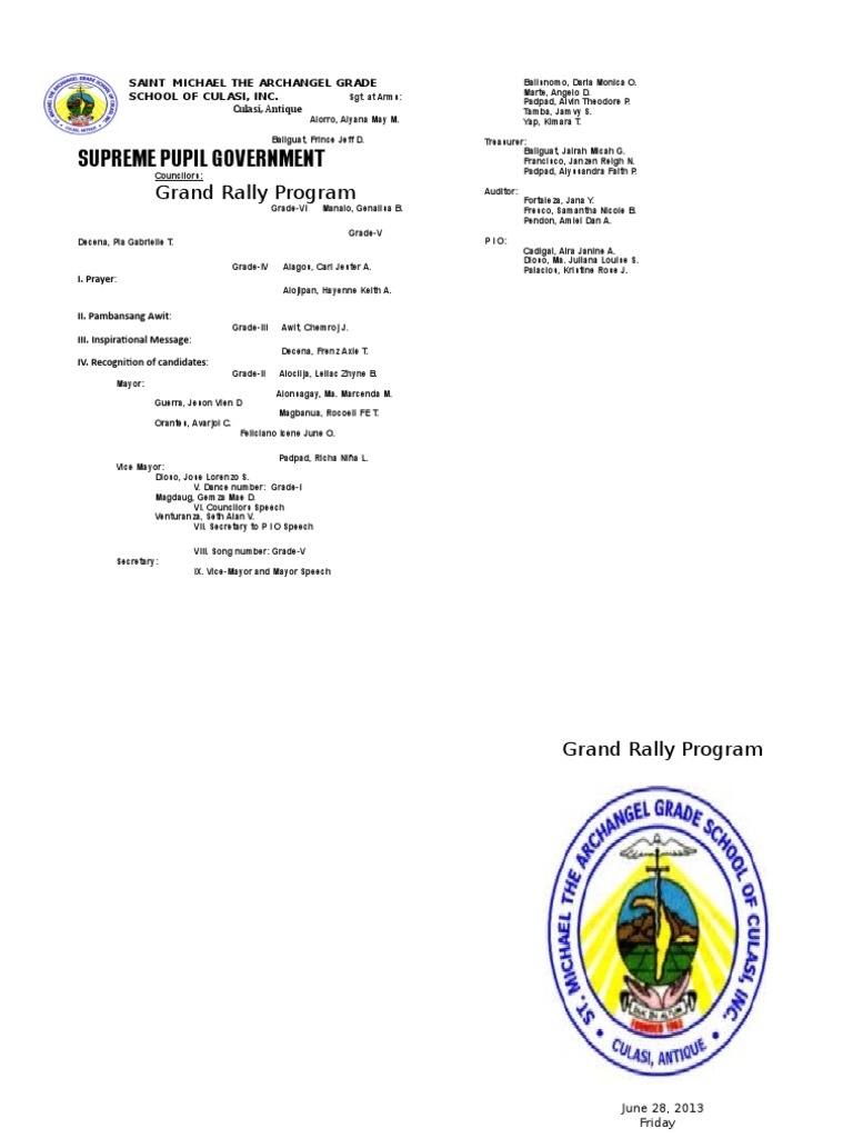 Declamation Script Filipino Pdf Onomastics
