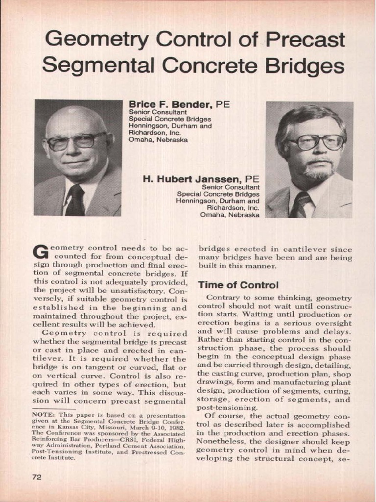 Match Cast Technique | PDF | Prestressed Concrete | Precast Concrete