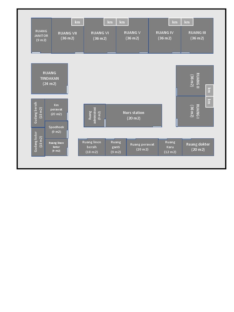 Denah Ruang Rawat Inap | PDF