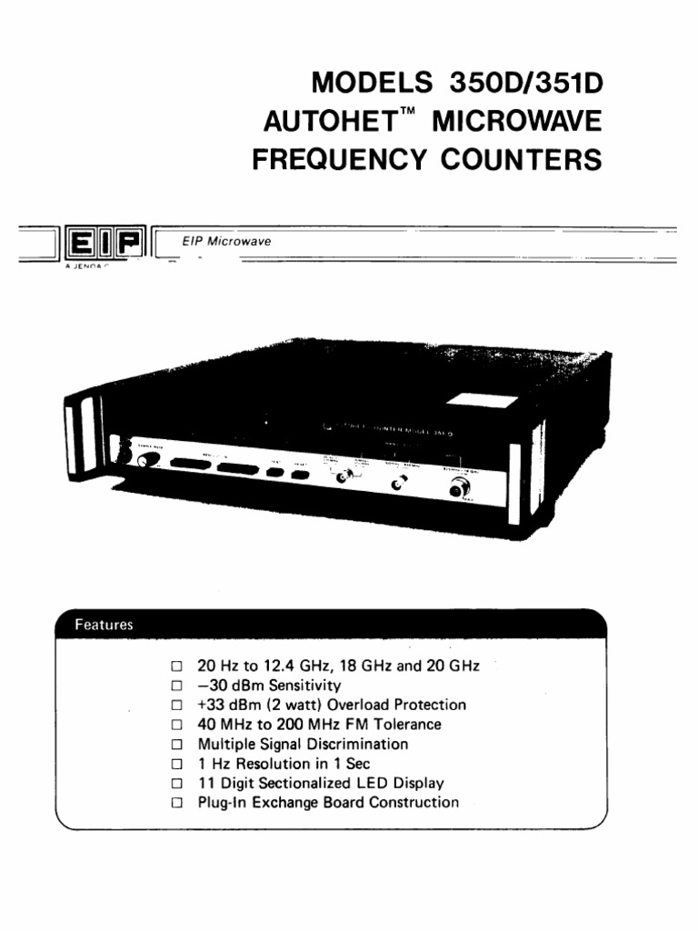 EIP 351d Counter | PDF