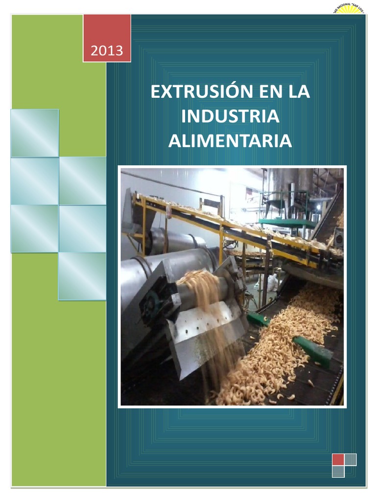 Proceso de Extrusión en Alimentos | PDF | Extrusión | Cereales