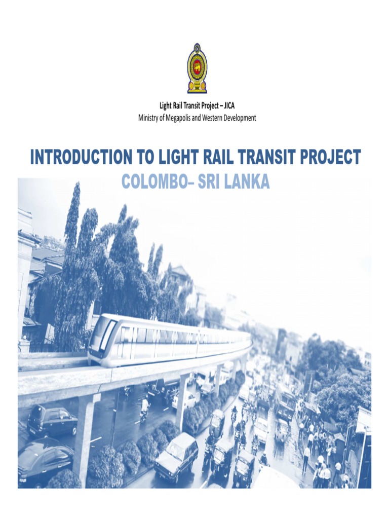 Introduction To Light Rail Transit Project: Colombo - Sri Lanka | PDF ...