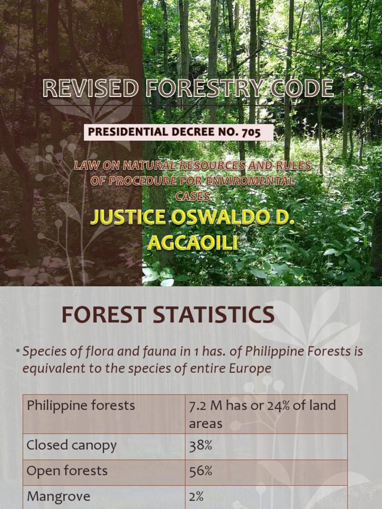 Revised Forestry Code | PDF | Forests | Ecology