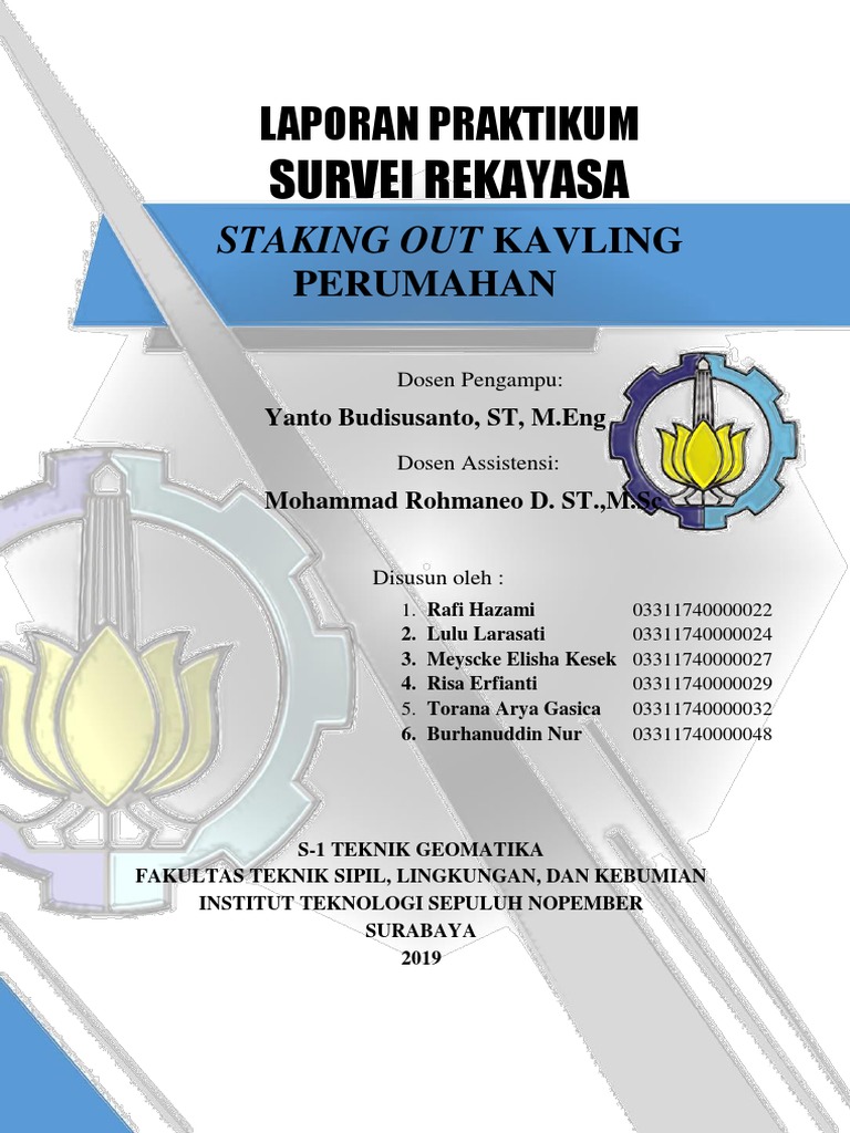 Laporan Staking Out Kavling | PDF