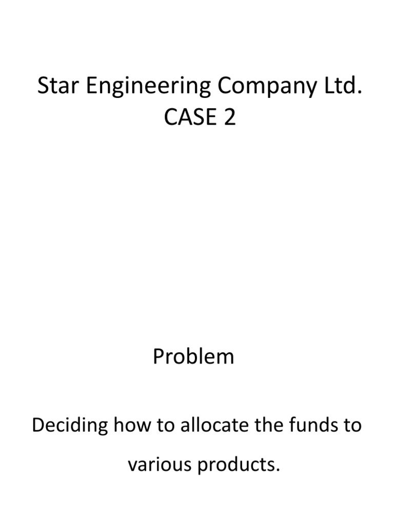 Star Engineering Product Allocation Strategy | PDF