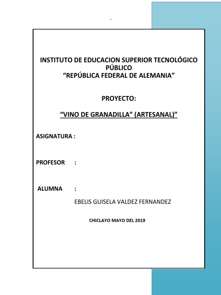 Caratula Proyecto | PDF