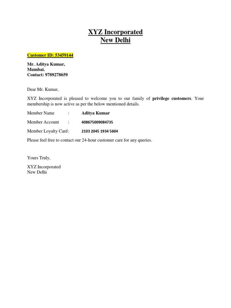 XYZ Incorporated | PDF | Business