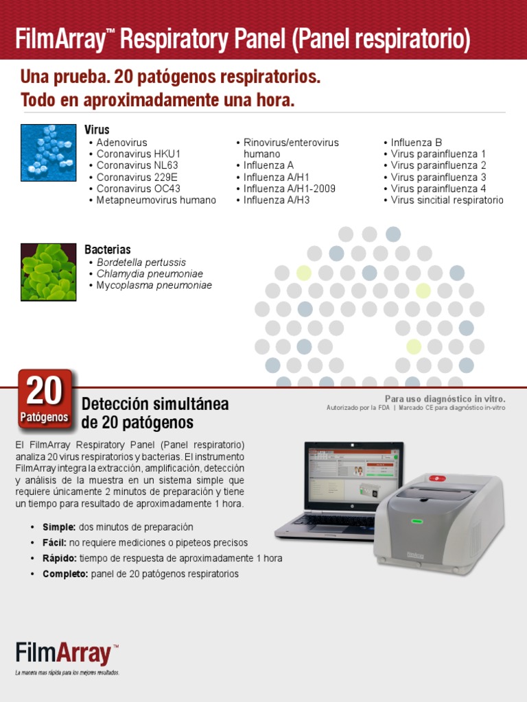 FilmArray Folleto RP | PDF | Reacción en cadena de la polimerasa ...