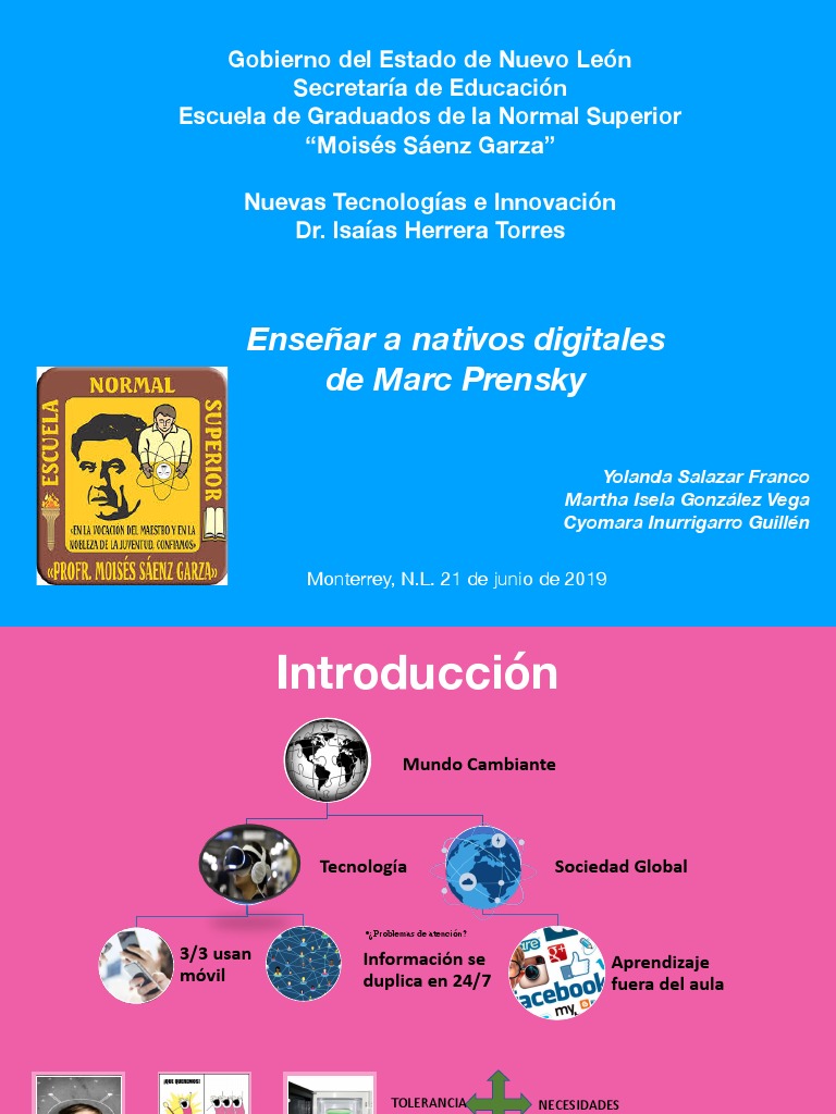 Marc Prensky | PDF | Aprendizaje | Plan de estudios