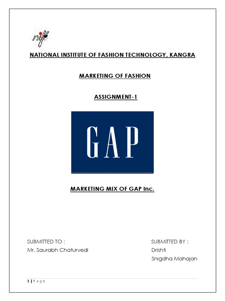 GAP (Marketing Mix) | PDF | Gap Inc. | Pricing