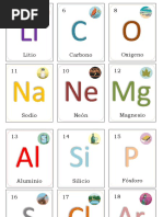 Sopa de Letras de La Tabla Periodica de Los Elementos | PDF