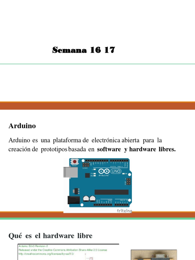 Semana 16-17 Electronica | PDF | Arduino | Diodo emisor de luz