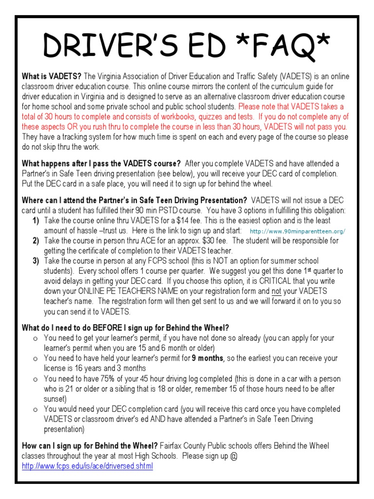 Drivers ED FAQ | PDF | Behavior Modification | Learning