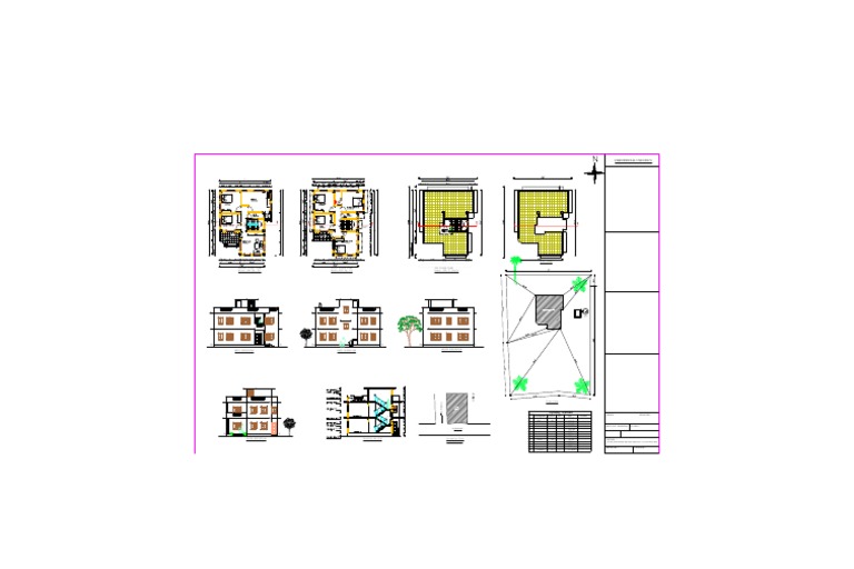 Residential Building Submission Drawing (30'x40') DWG Free Download ...