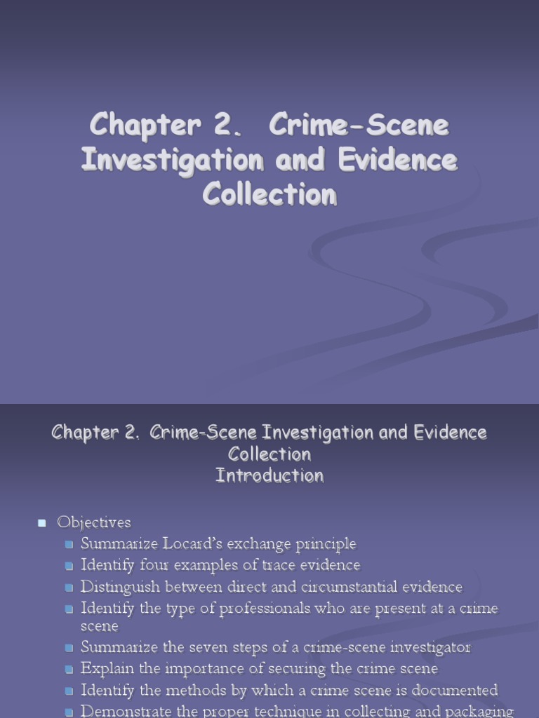 Crime Scene Investigation Overview | PDF | Crime Scene | Forensic Science