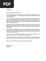 LETTER OF UNDERTAKING Template | PDF