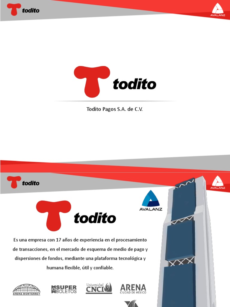 Todito Pay | PDF | Tarjeta de débito | Industrias de servicio