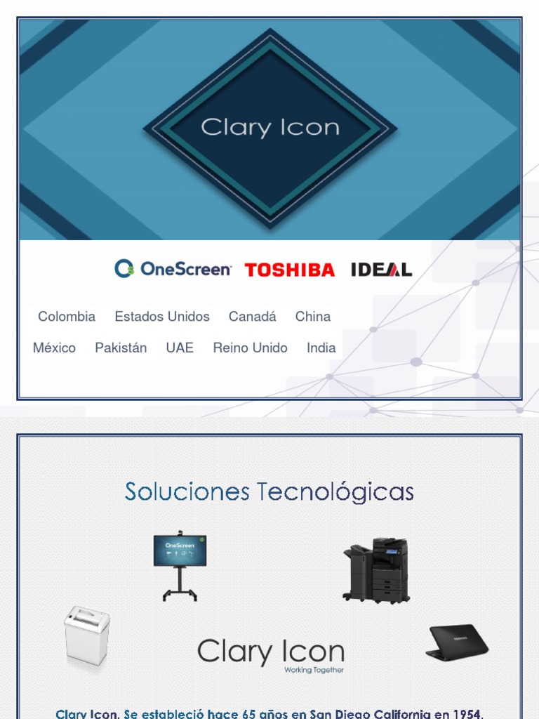 Brochure Clary Icon | PDF