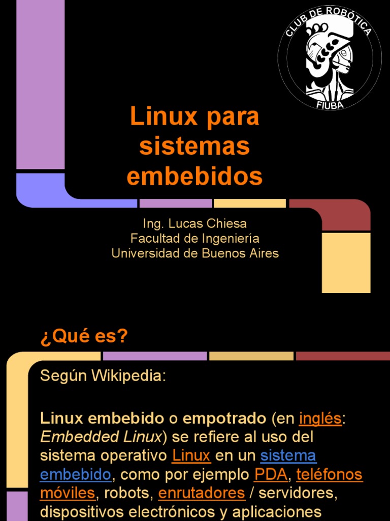 Linux para Sistemas Embebidos SASE 2012 | PDF | Distribución de Linux ...