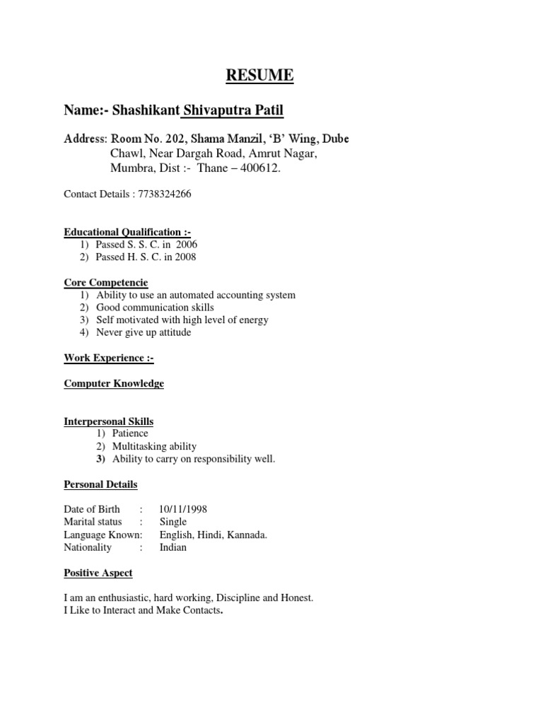 Shashi Resume | PDF