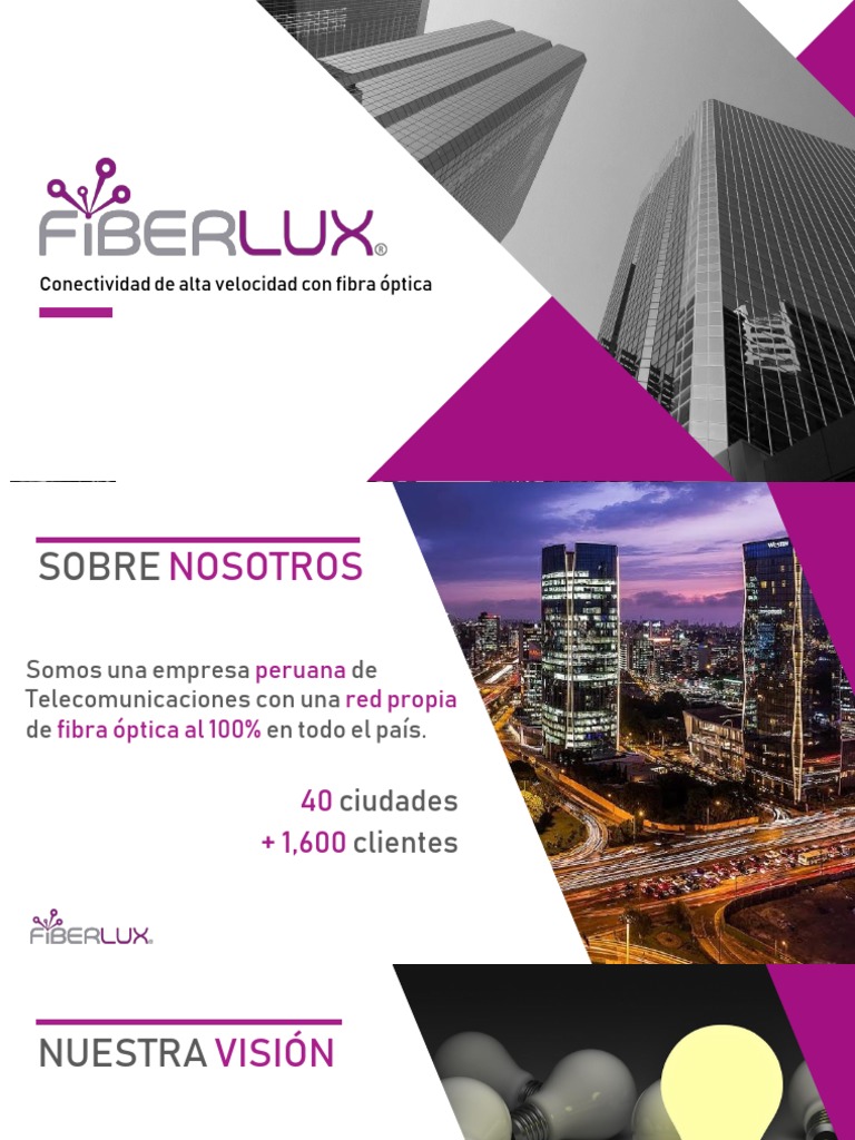 Presentación Fiberlux 2019_Corporativo | PDF | Voz sobre IP | Internet