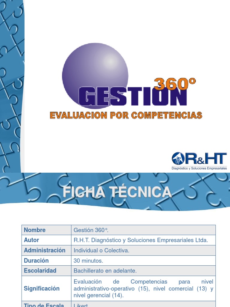 TEST 360.ppsx | PDF | Planificación | Evaluación
