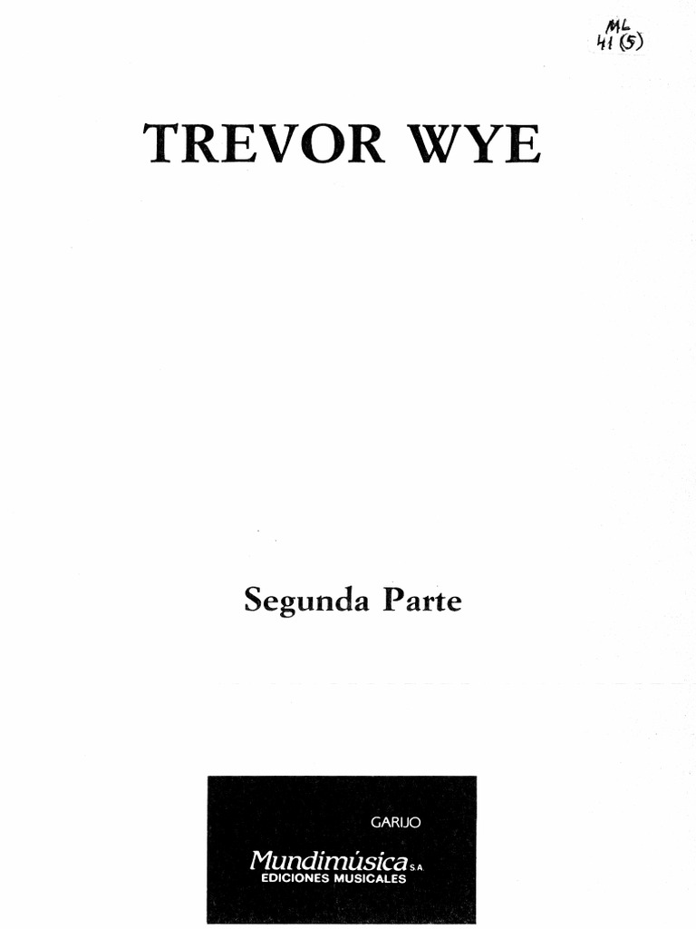 Trevor Wye - Iniciación A La Flauta 2 PDF | PDF
