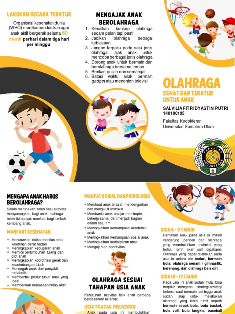 Leaflet Olahraga Teratur | PDF