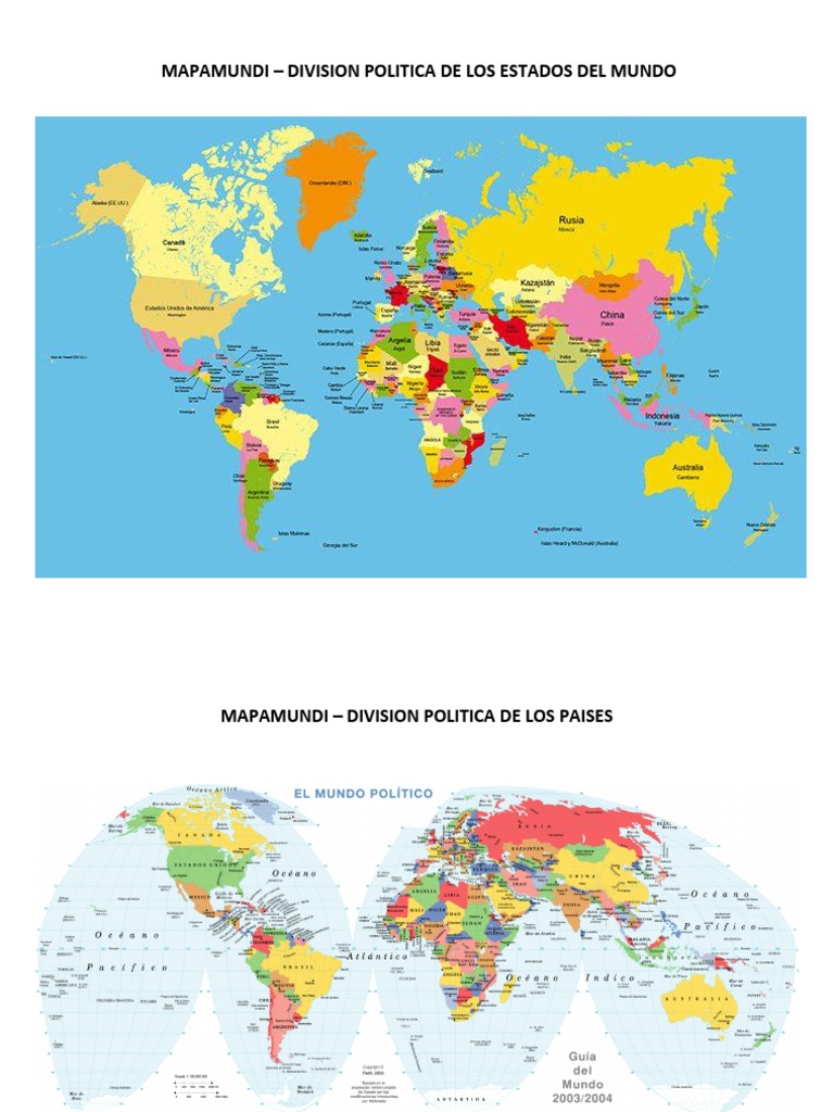 Mapamundi, Mapas de Africa | PDF
