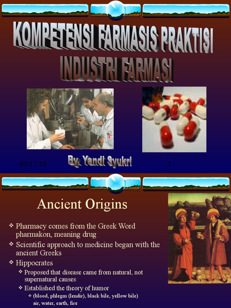 The Evolution of Pharmacy: From Ancient Origins to Modern Roles | PDF ...