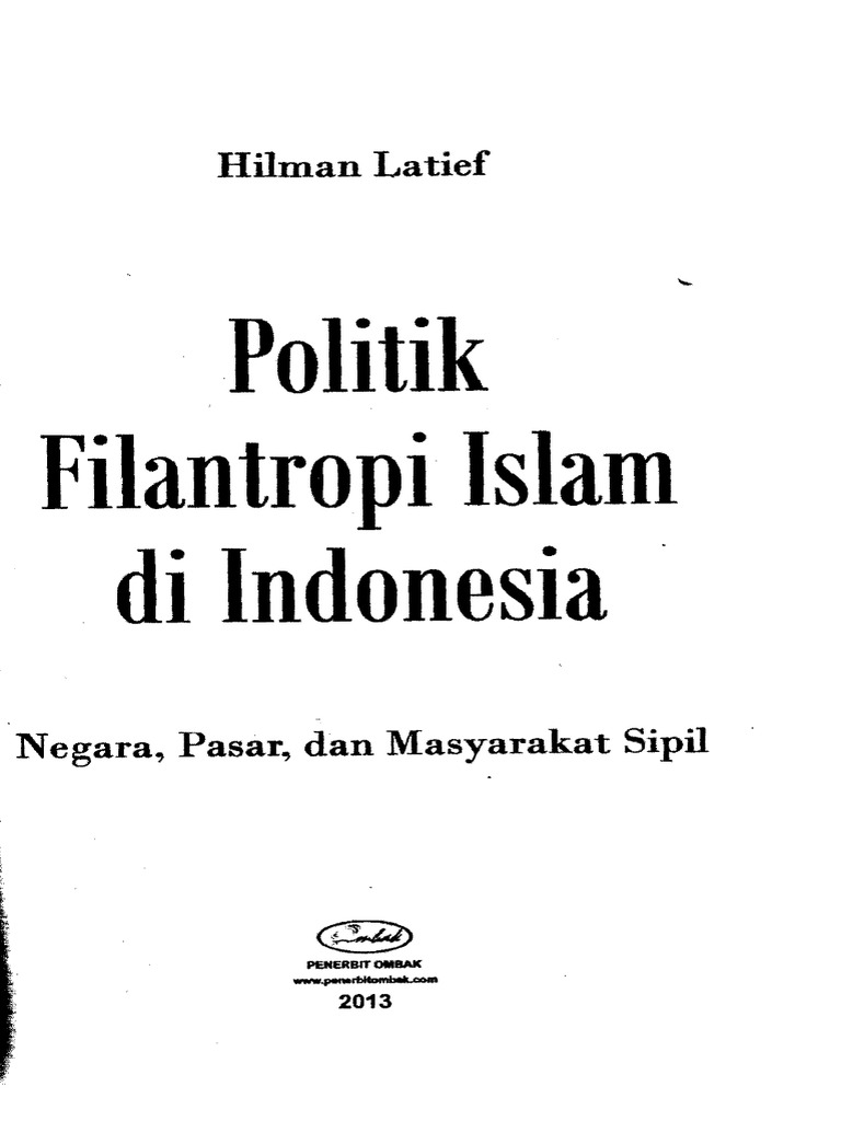 Politik Filantropi Islam Di Indonesia | PDF